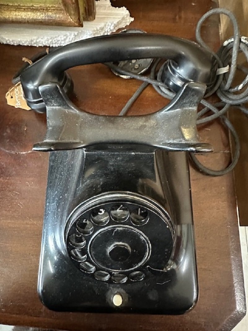 Bakelite Rotary Telephone from Siemens, 1950s for sale at Pamono