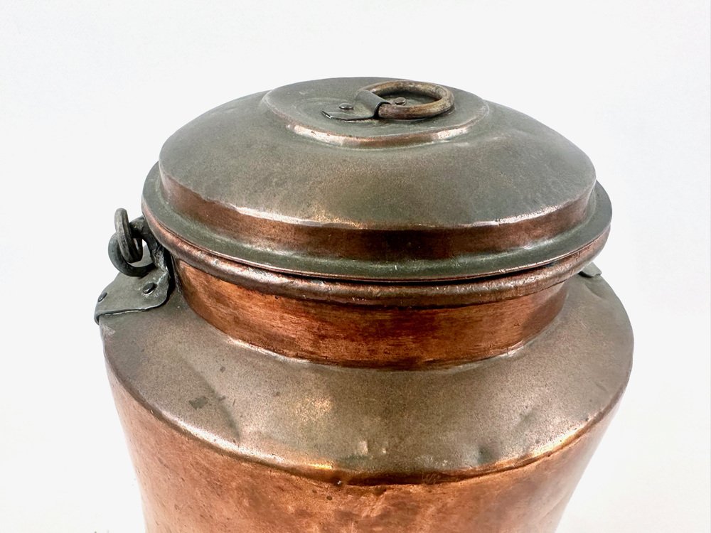 Antique Scandinavians Copper Milk Bucket for sale at Pamono
