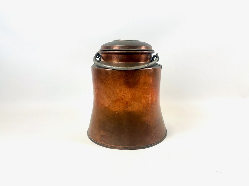 Antique Scandinavians Copper Milk Bucket for sale at Pamono