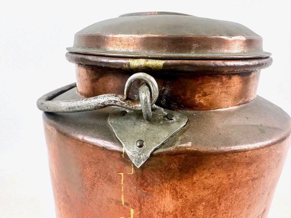 Antique Scandinavians Copper Milk Bucket for sale at Pamono