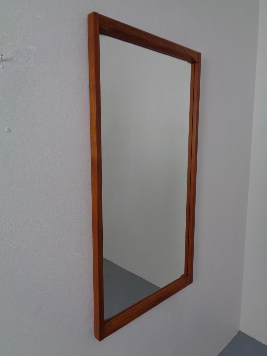 Danish No 196 Mirror in Teak by Aksel Kjersgaard, 1960s for sale at Pamono