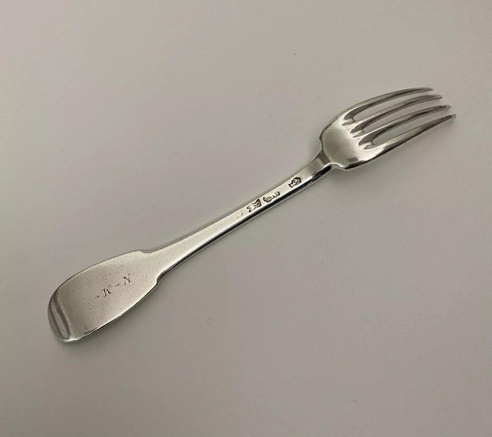 Silver Fork from NM, 18th Century for sale at Pamono