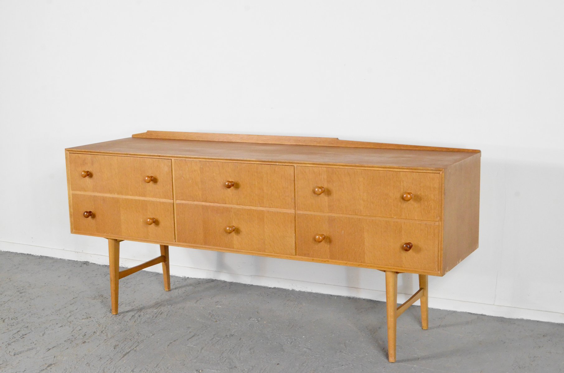 Oak Sideboard from Meredew, 1960s for sale at Pamono