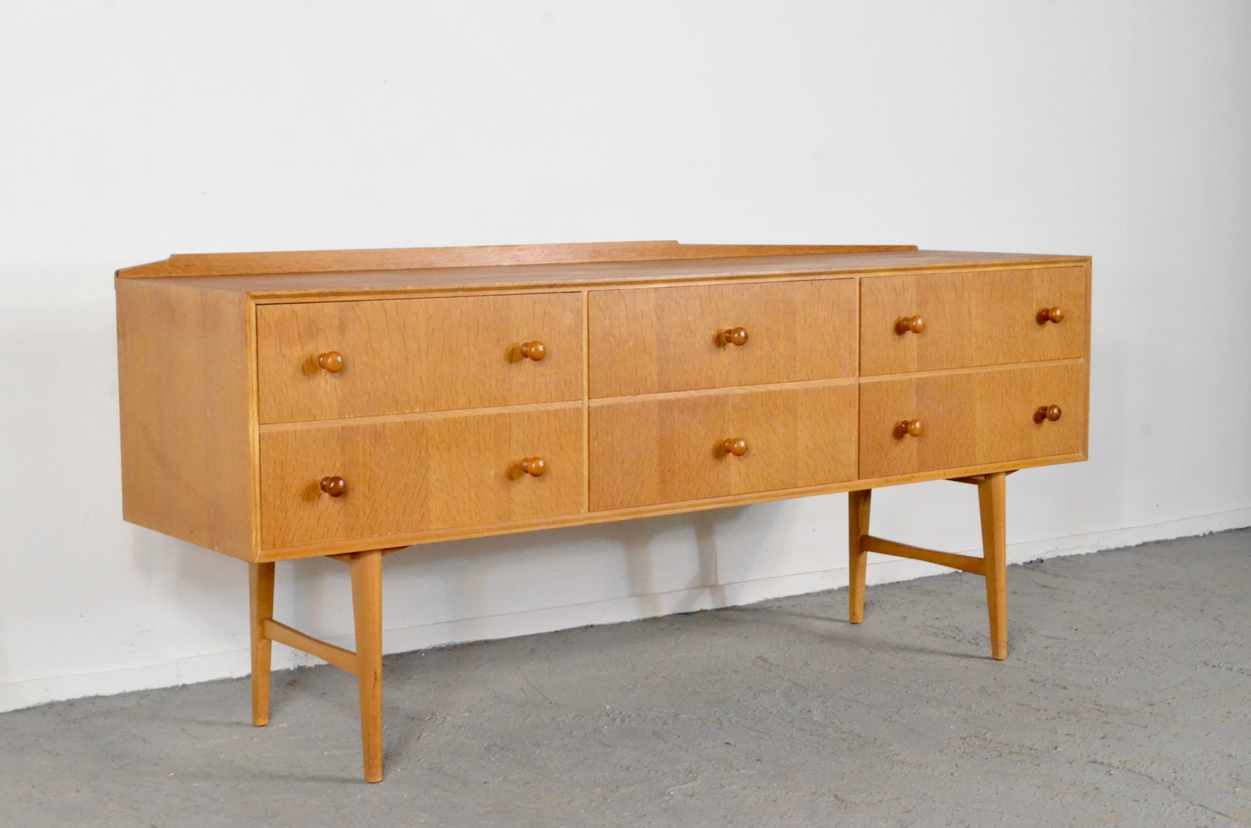 Oak Sideboard from Meredew, 1960s for sale at Pamono