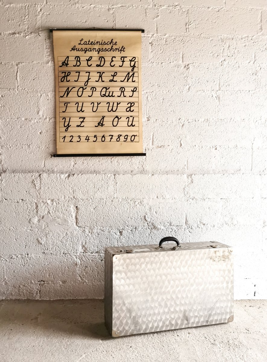 Mid-Century School Map by Karl Mildenberger, 1950s for sale at Pamono