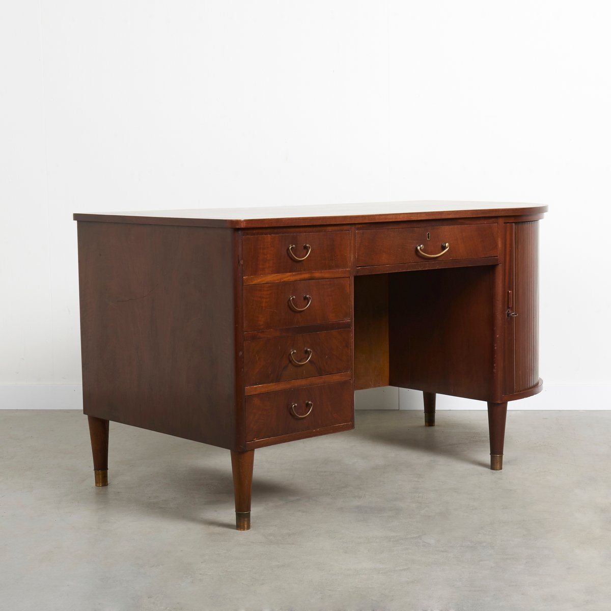 Mid-Century Modern Danish Desk with Bar, 1950s for sale at Pamono