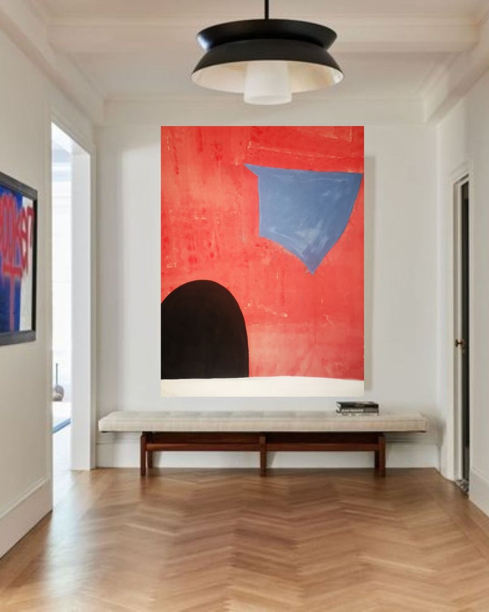 Alice Maier, Tribute to Serge Poliakoff, Acrylic Painting, 2025 for sale at Pamono