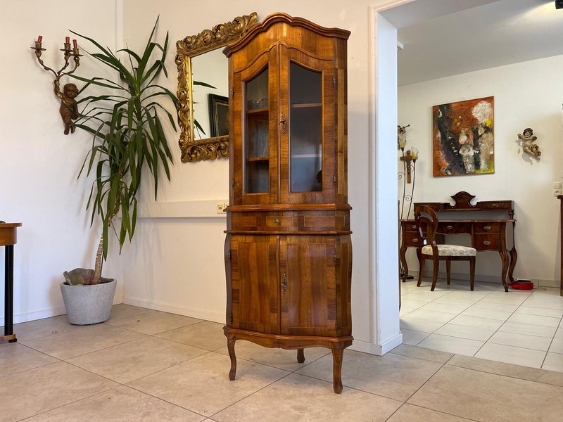 Baroque Corner Dream Display Cabinet, 1980s for sale at Pamono