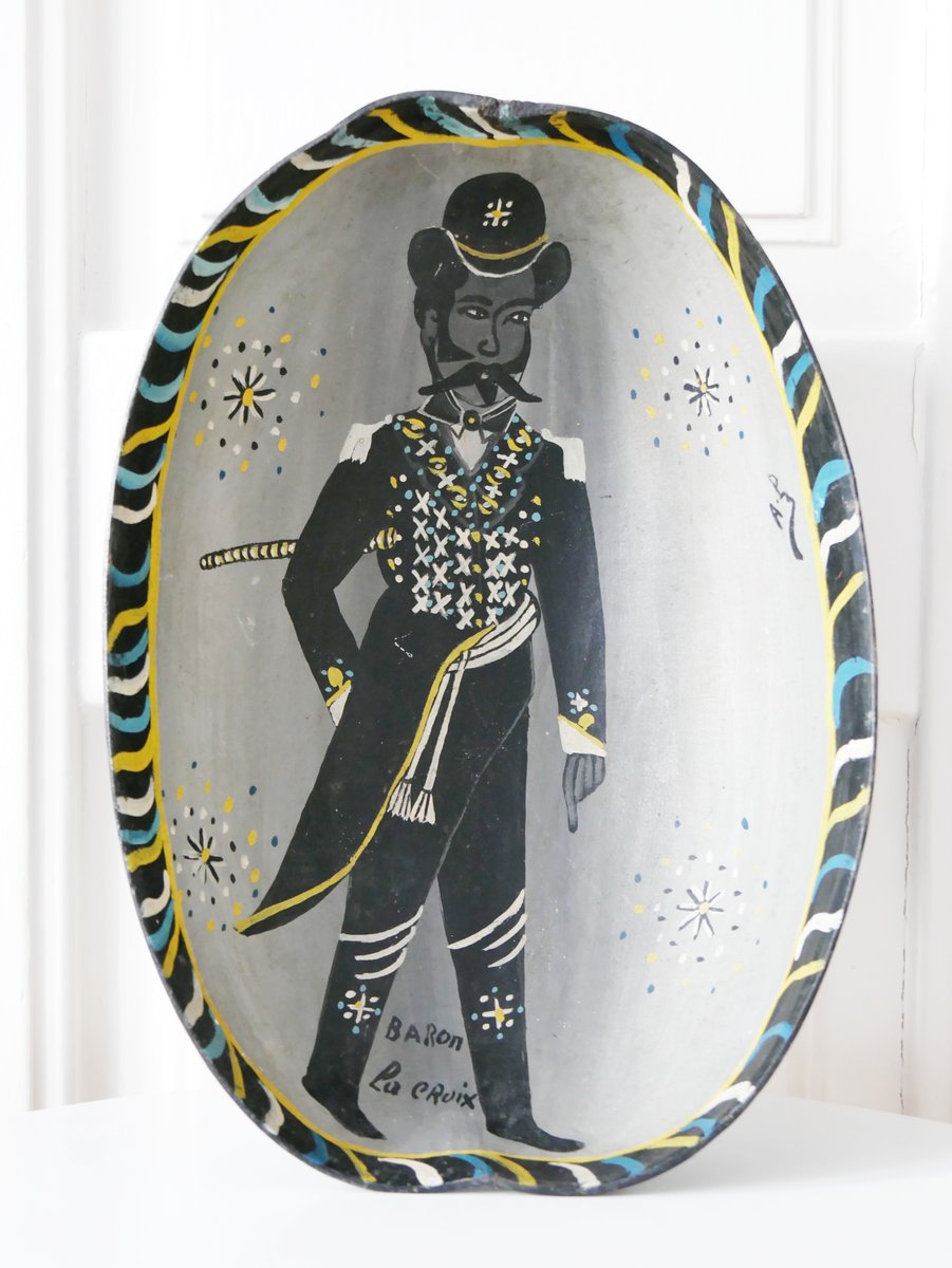 Andre Pierre, Haitian Art Piece, 1960s, Oil & Acrylic for sale at Pamono