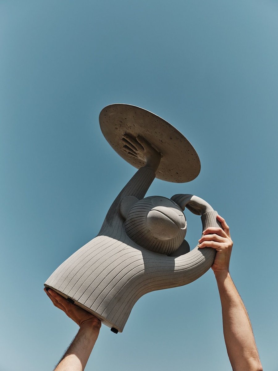 White Monkey Side Table by Jaime Hayon for BD Barcelona for sale at Pamono