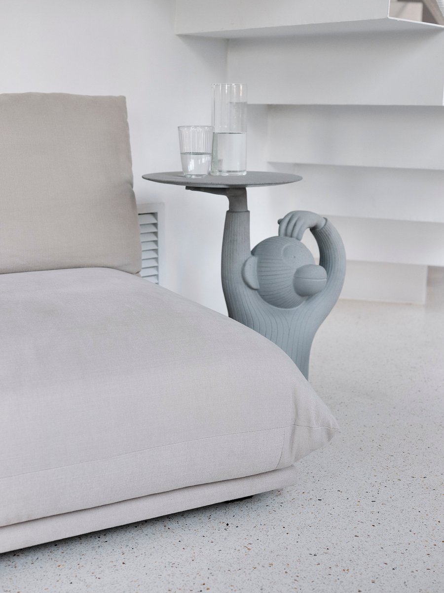 White Monkey Side Table by Jaime Hayon for BD Barcelona for sale at Pamono