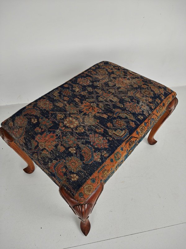 Antique Pouf in Walnut, 1820 for sale at Pamono