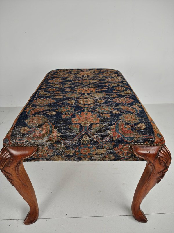 Antique Pouf in Walnut, 1820 for sale at Pamono
