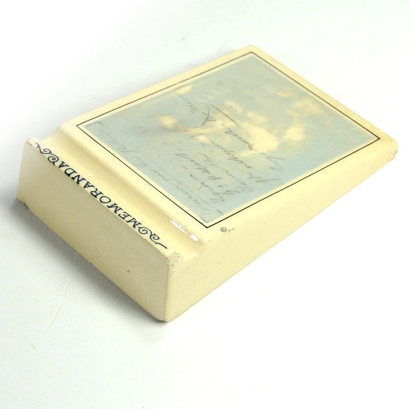 Victorian Desk Porcelain Notebook, 1900s for sale at Pamono