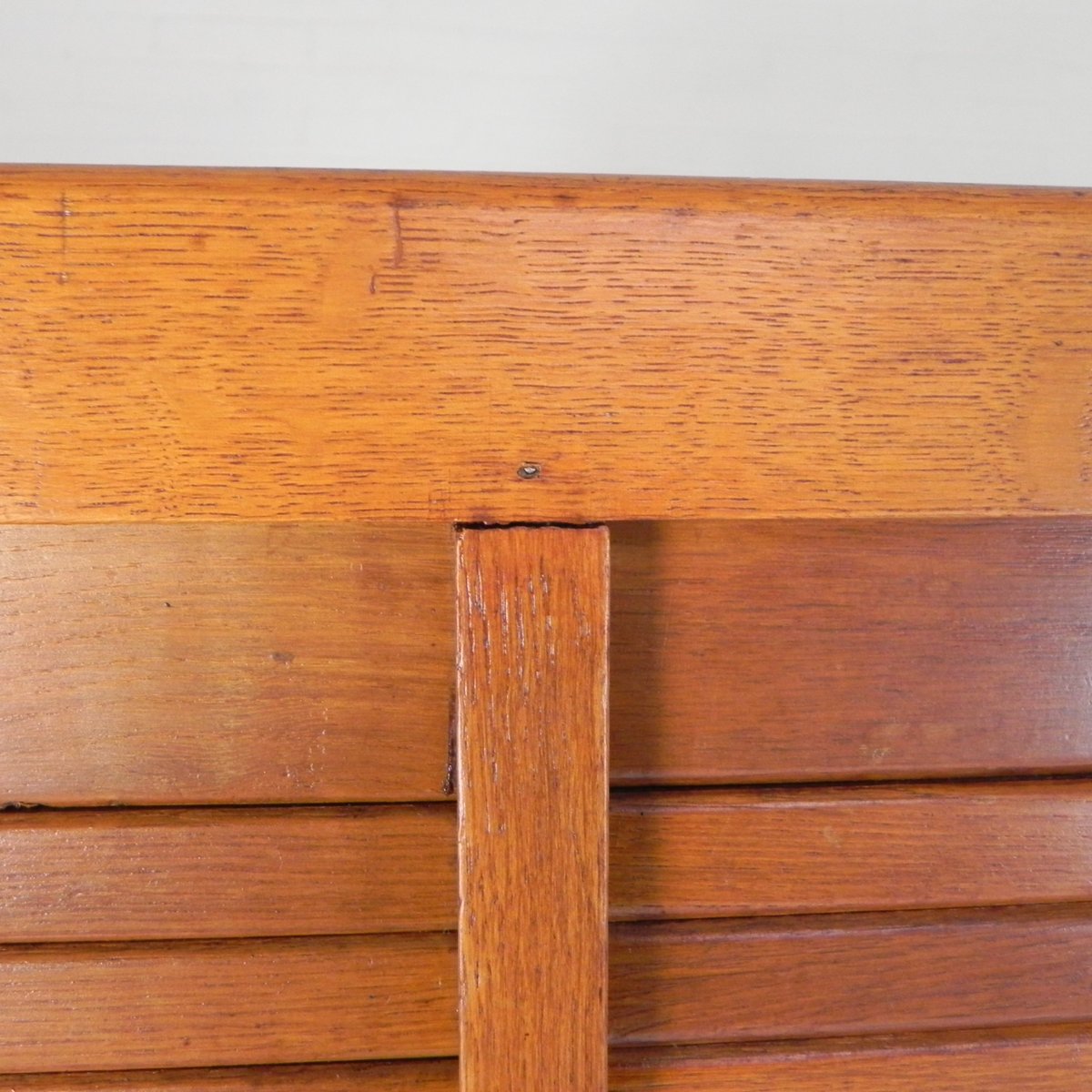 Oak Roller Shutter Box with 2 Shutters, 1930s for sale at Pamono