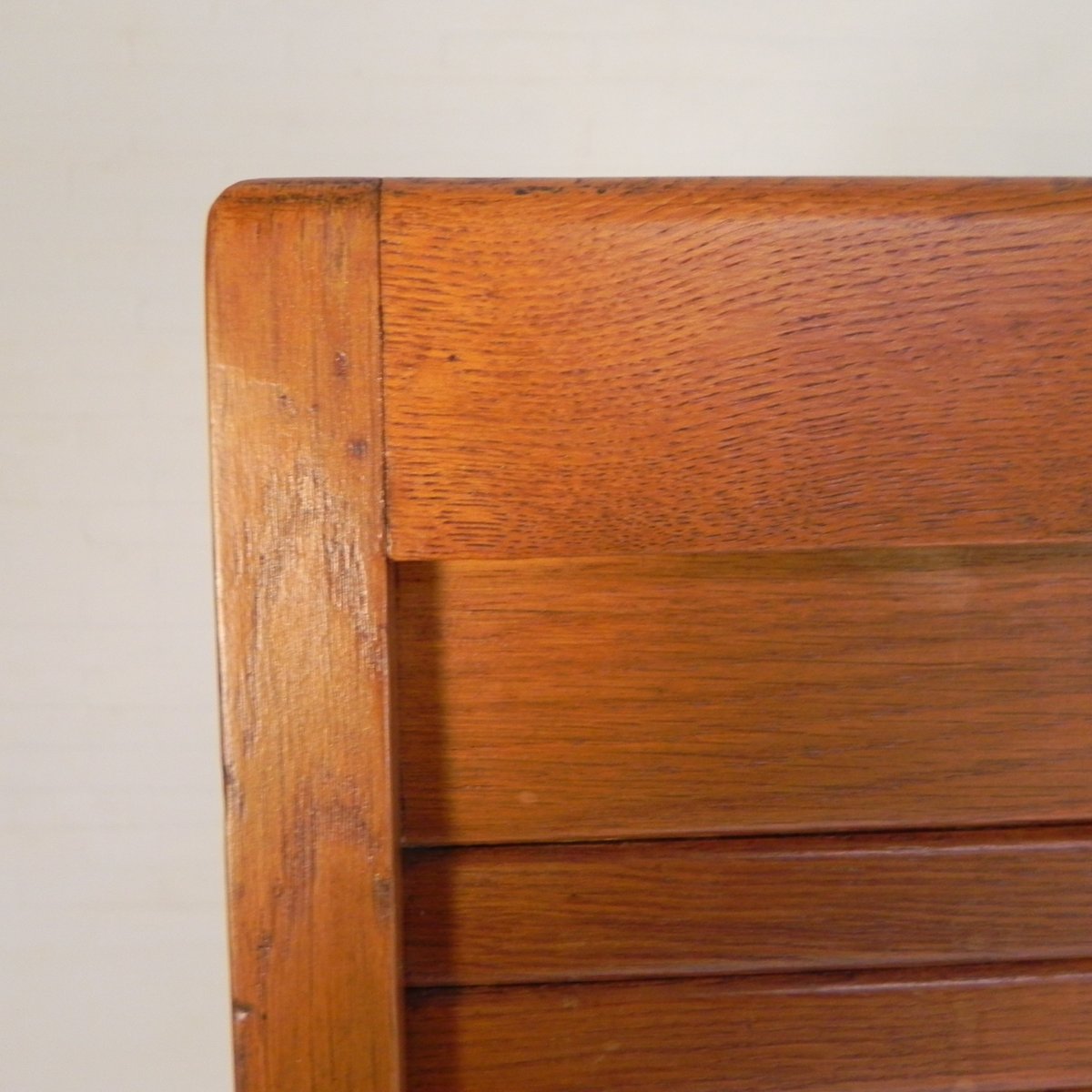 Oak Roller Shutter Box with 2 Shutters, 1930s for sale at Pamono