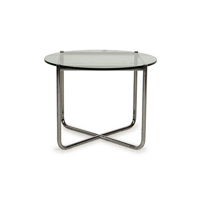 Mr Table Glass Coffee Table in Silver from Knoll International for sale ...