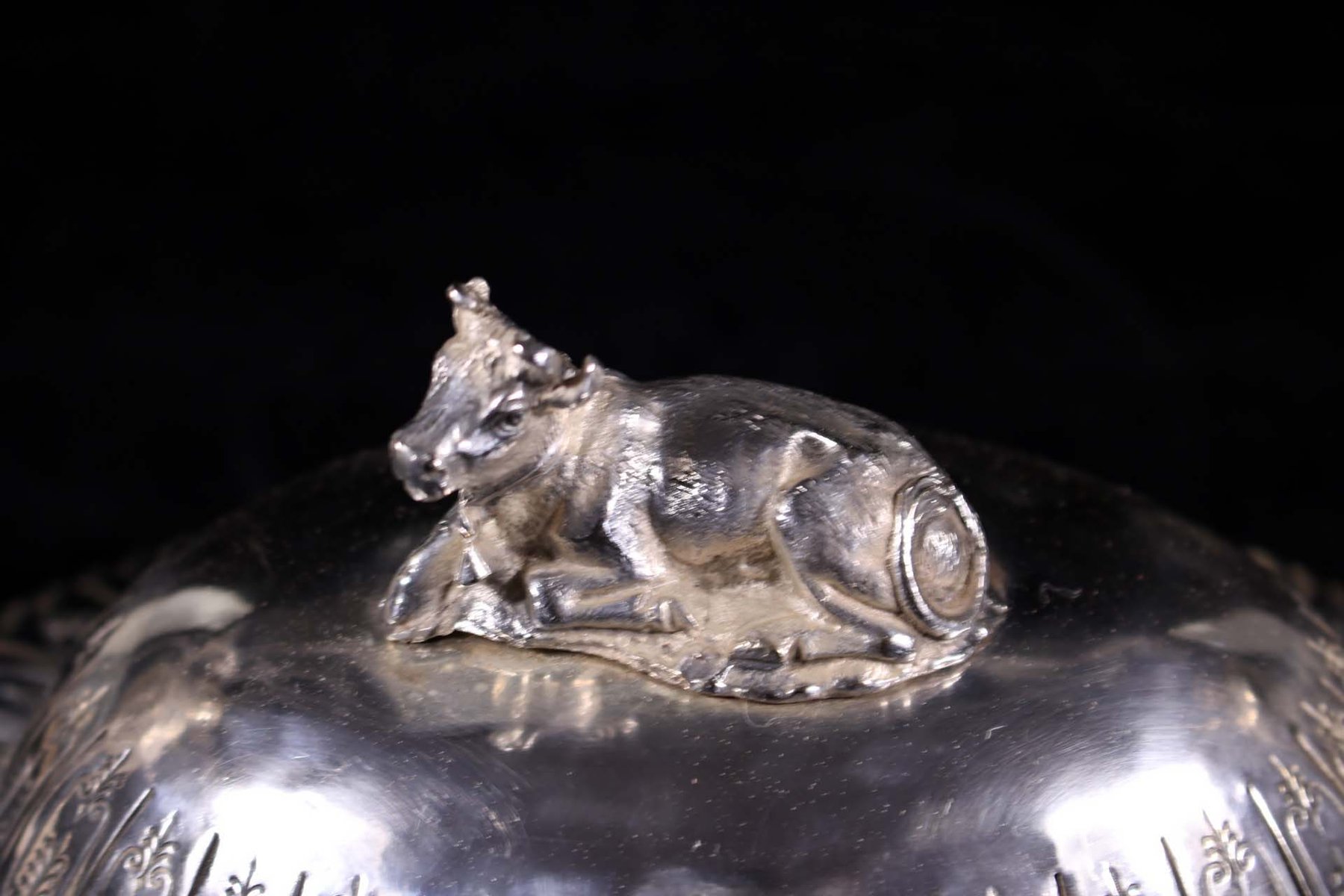 Victorian Butter Holder with Lid for sale at Pamono