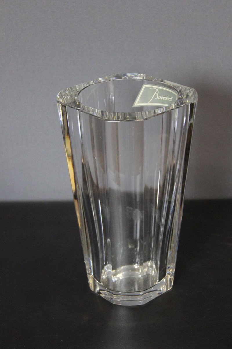 Baccarat Crystal Vase, 1950s for sale at Pamono