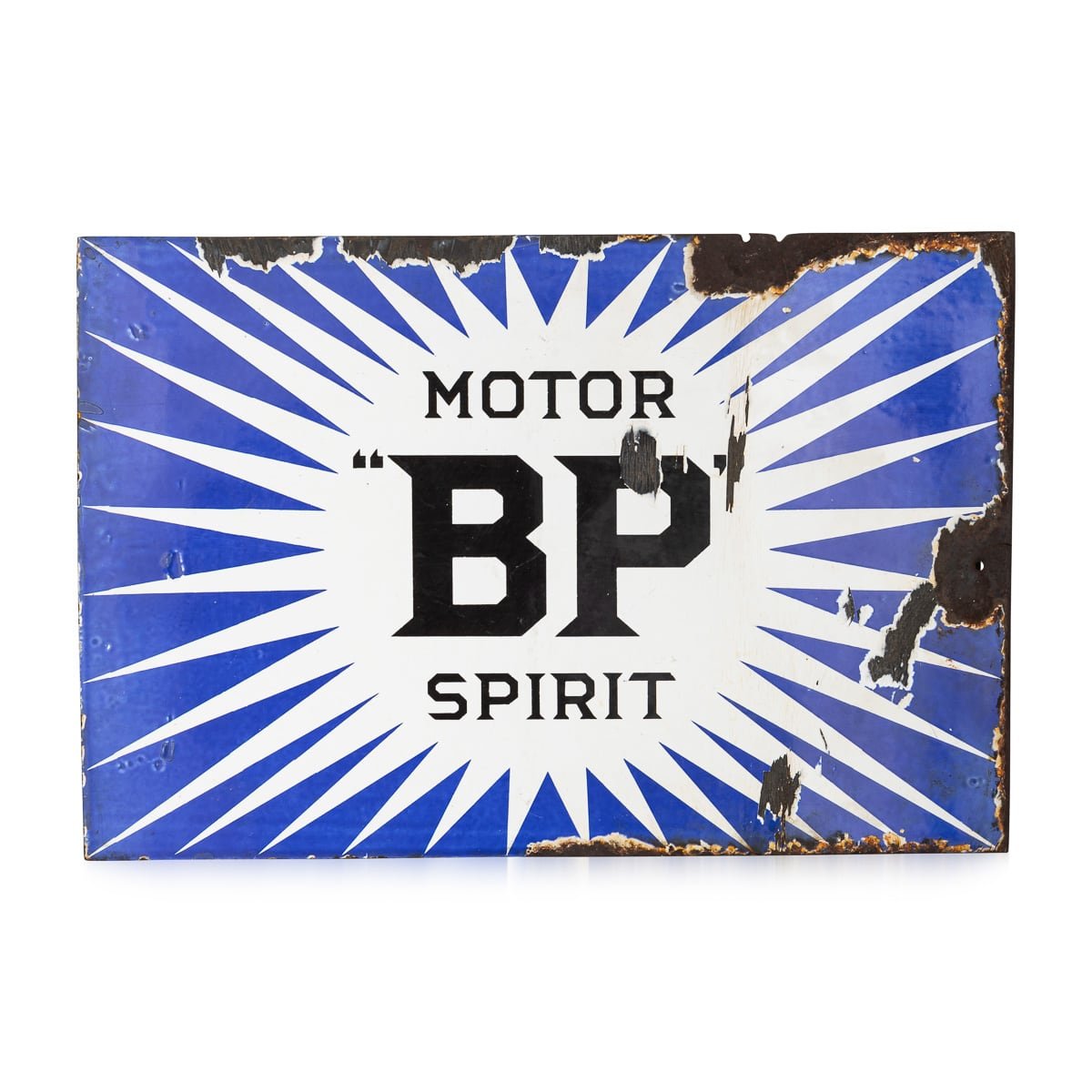 20th Century Motor Bp Spirit Enamel Advertising Sign for sale at Pamono