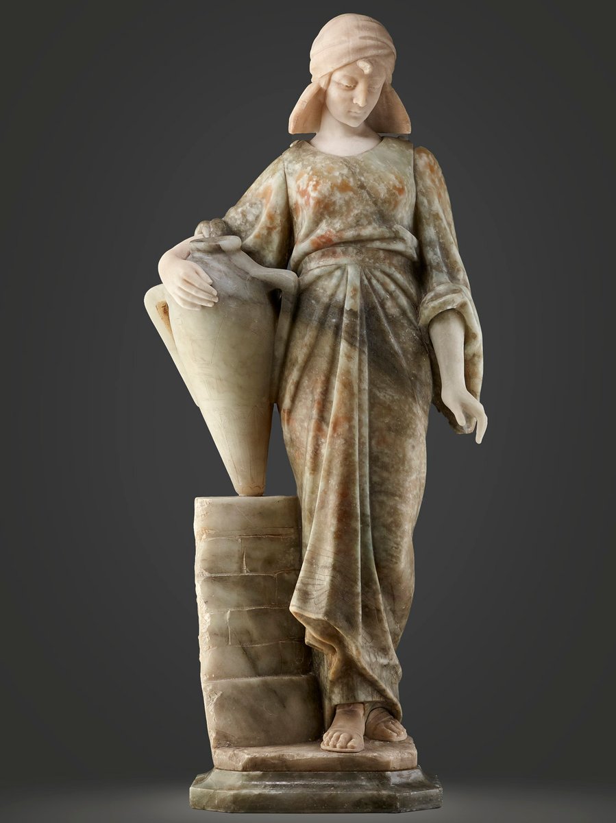Vittorio Caradossi, Muse with Vessel, Large Sculpture, 1890s for sale ...