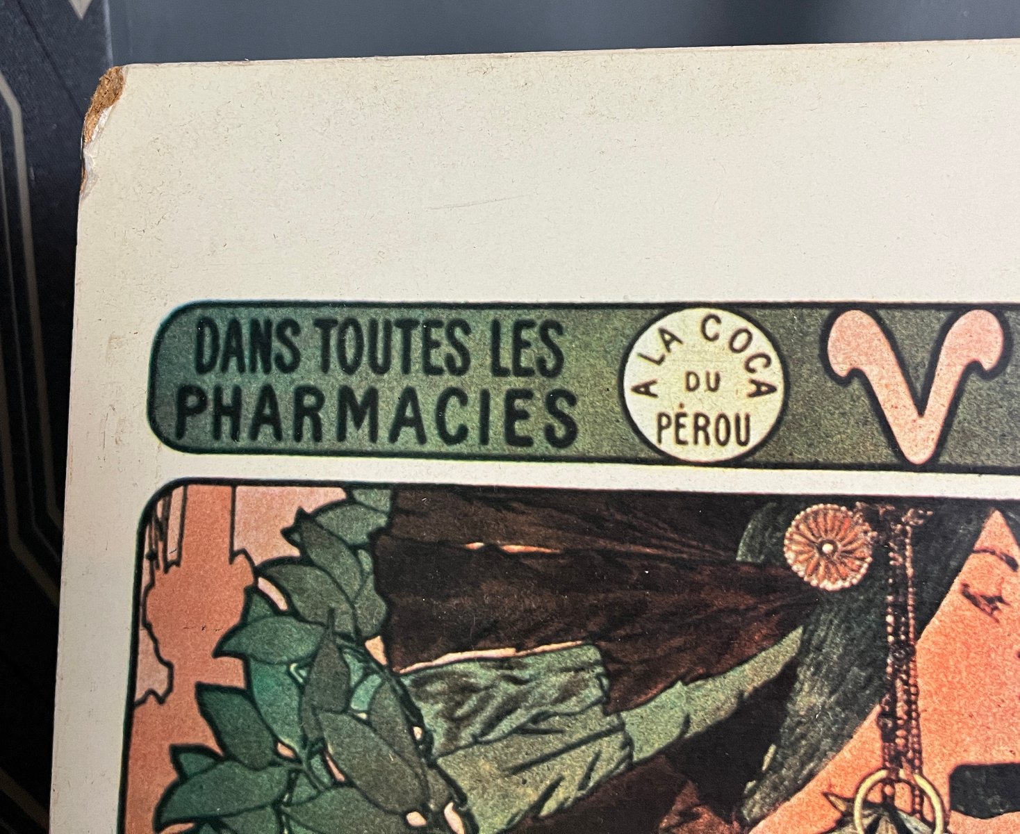 Alphonse Mucha, Wine of the Inca, 1960s, Woodblock Print for sale at Pamono