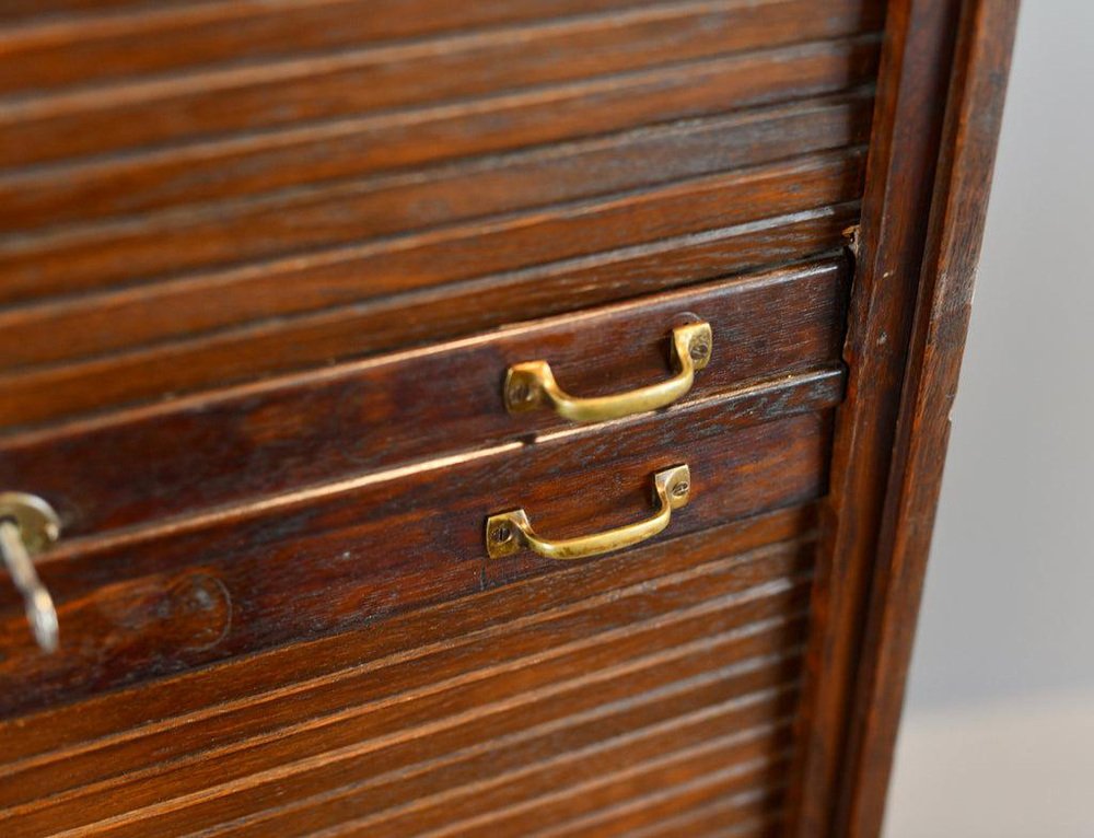 Tambour Front Cabinet by Mabou, 1920s for sale at Pamono