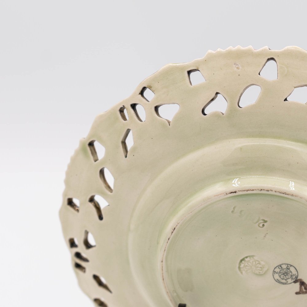 Antique Art Nouveau Majolica Plate from RDZ Rudolf Ditmar Znaim, 1890s ...