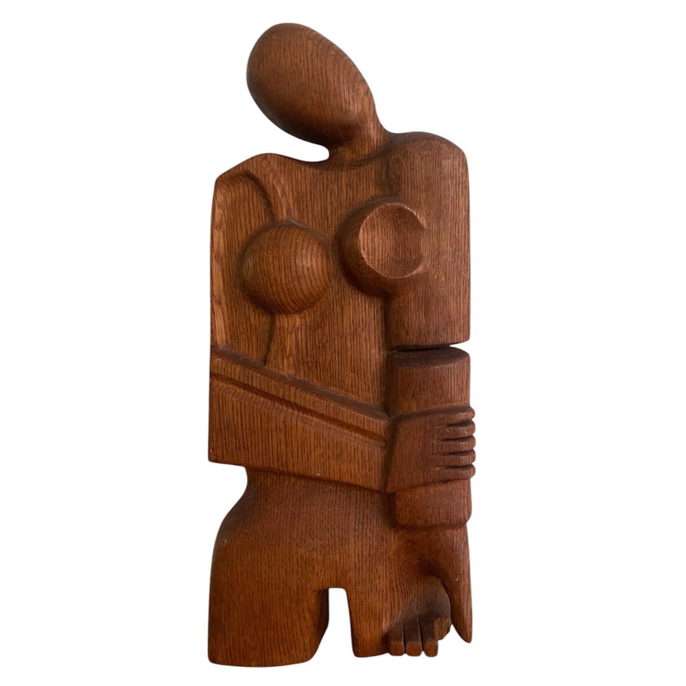 Alexander Archipenko, Figurative Statue, 1920s-1940s, Oak for sale at ...