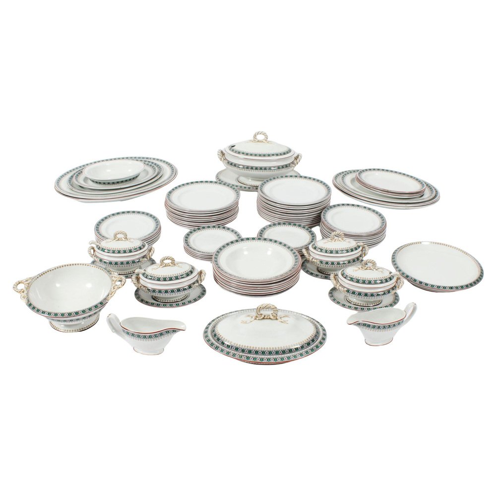 19th Century Antique Dinner Service from Copeland Spode, 1890s, Set of ...