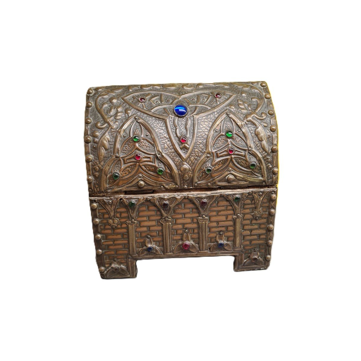 Gothic Box attributed to Alfred Louis Achille Daguet, 1900s for sale at ...
