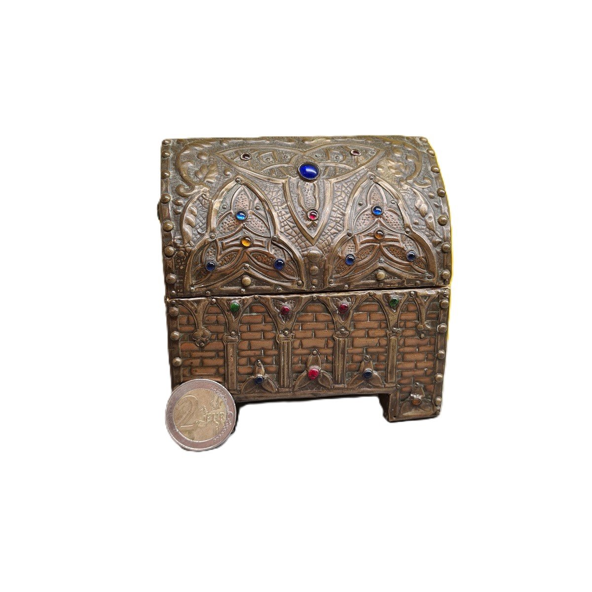 Gothic Box attributed to Alfred Louis Achille Daguet, 1900s for sale at ...
