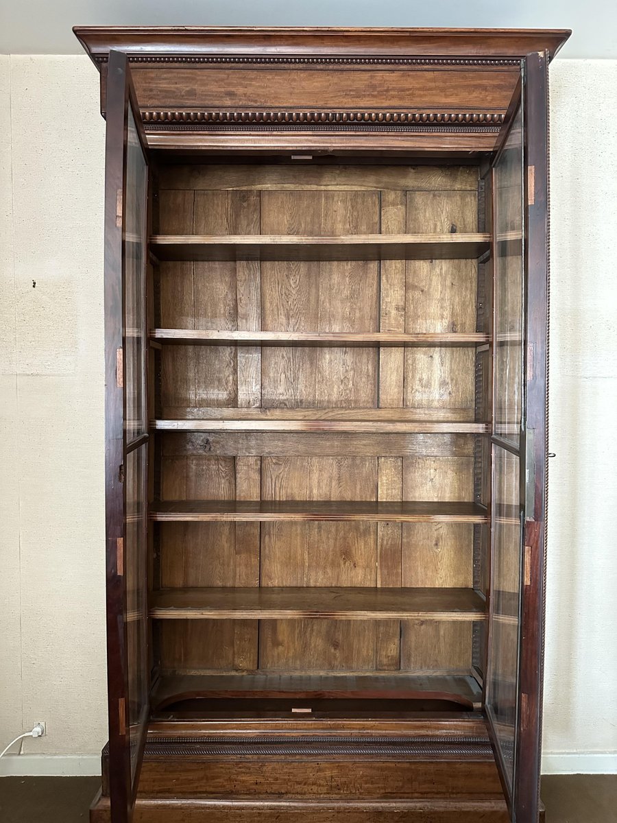 Walnut Display Case, 1850s for sale at Pamono
