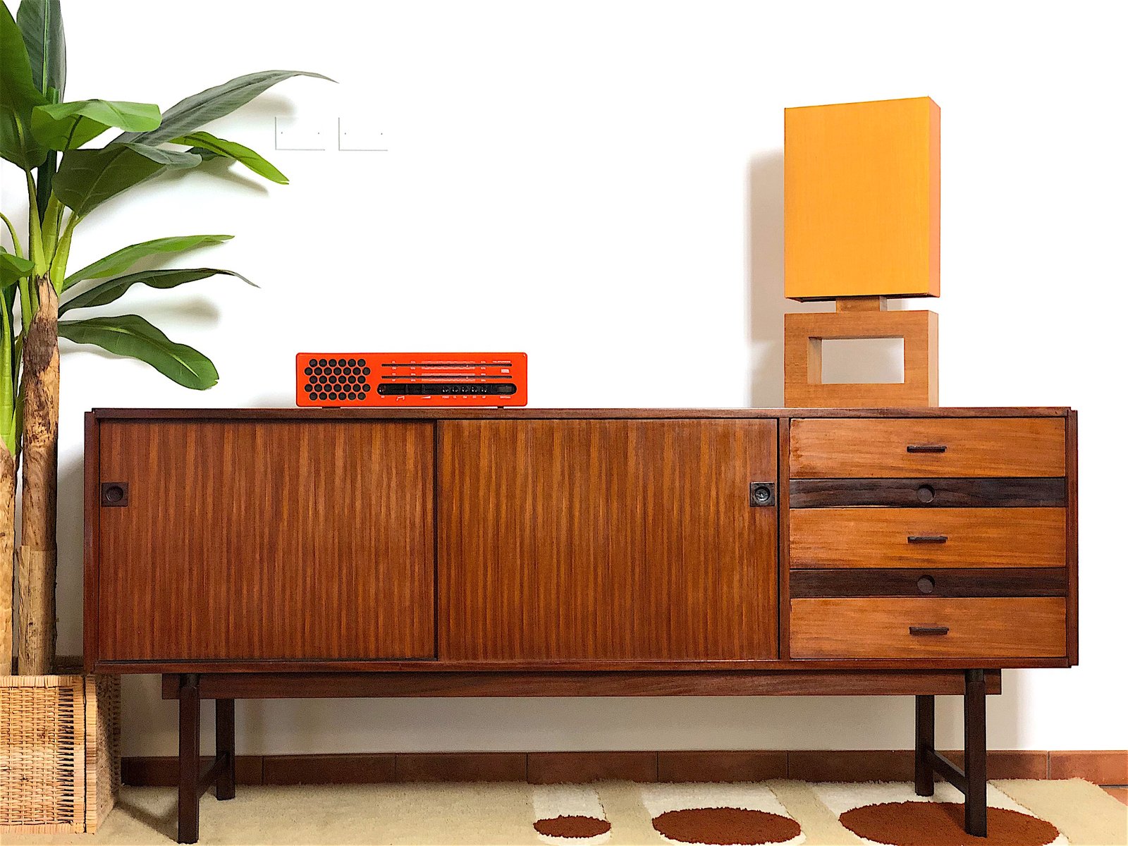 Sideboard Cabinet in Barovero Teak by Selex, Italy, 1960s for sale at ...