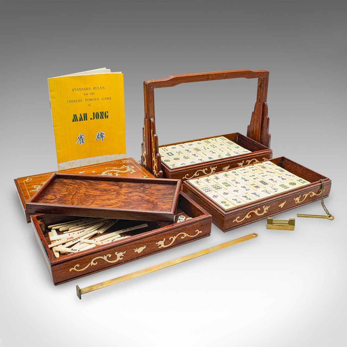 Vintage Chinese Mahjong Case, 1950 for sale at Pamono