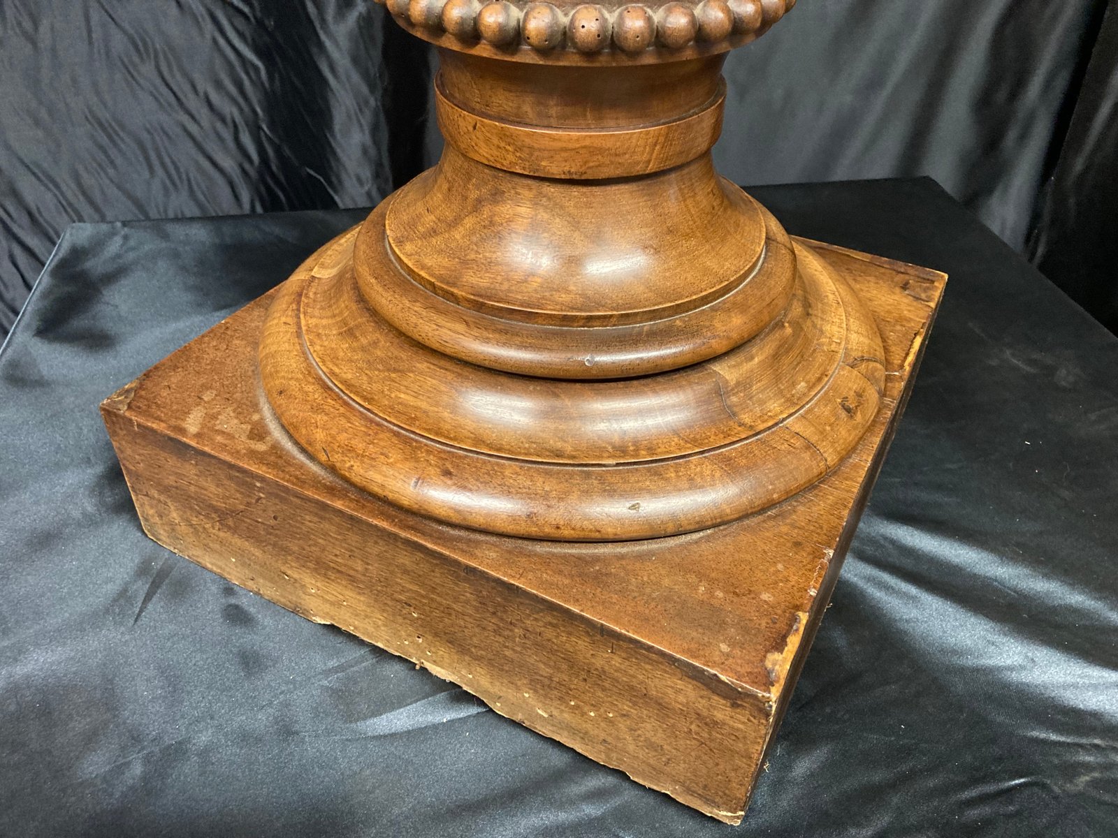 Antique Walnut Columns, 1800s, Set of 2 for sale at Pamono