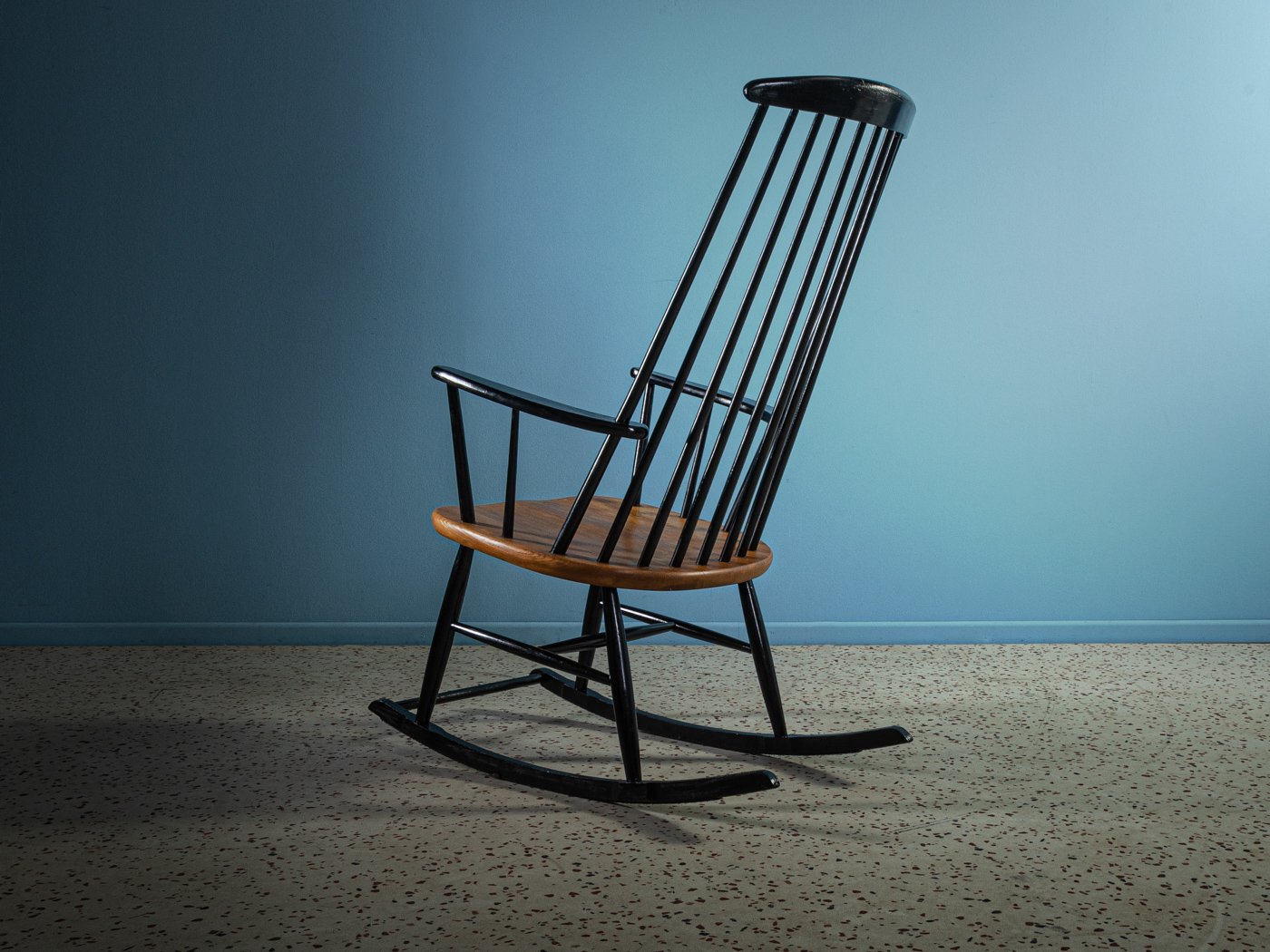Ash Rocking Chair, 1950s for sale at Pamono
