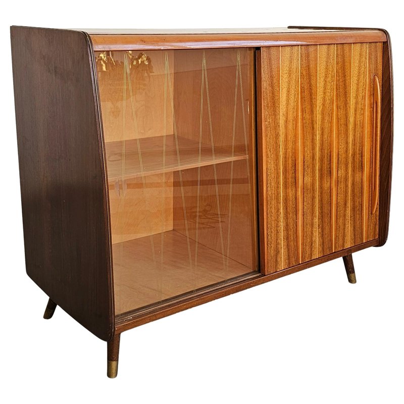 Mid-Century Modern Buffet in Walnut, 1960s for sale at Pamono
