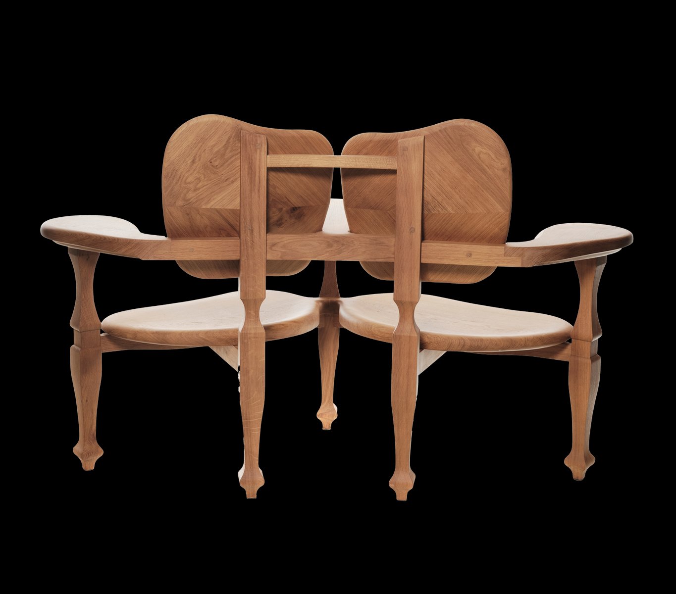 Batlló Bench in Oak by Antoni Gaudí for BD Barcelona for sale at Pamono