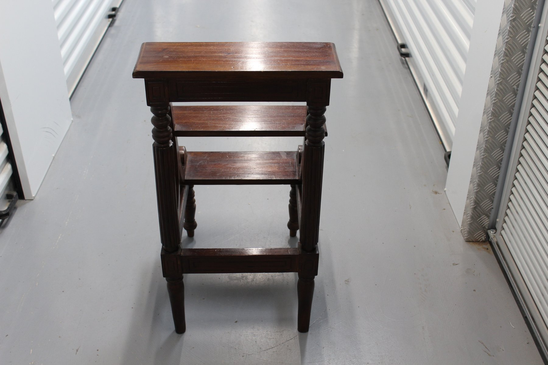 Vintage Wood Library Stairs for sale at Pamono