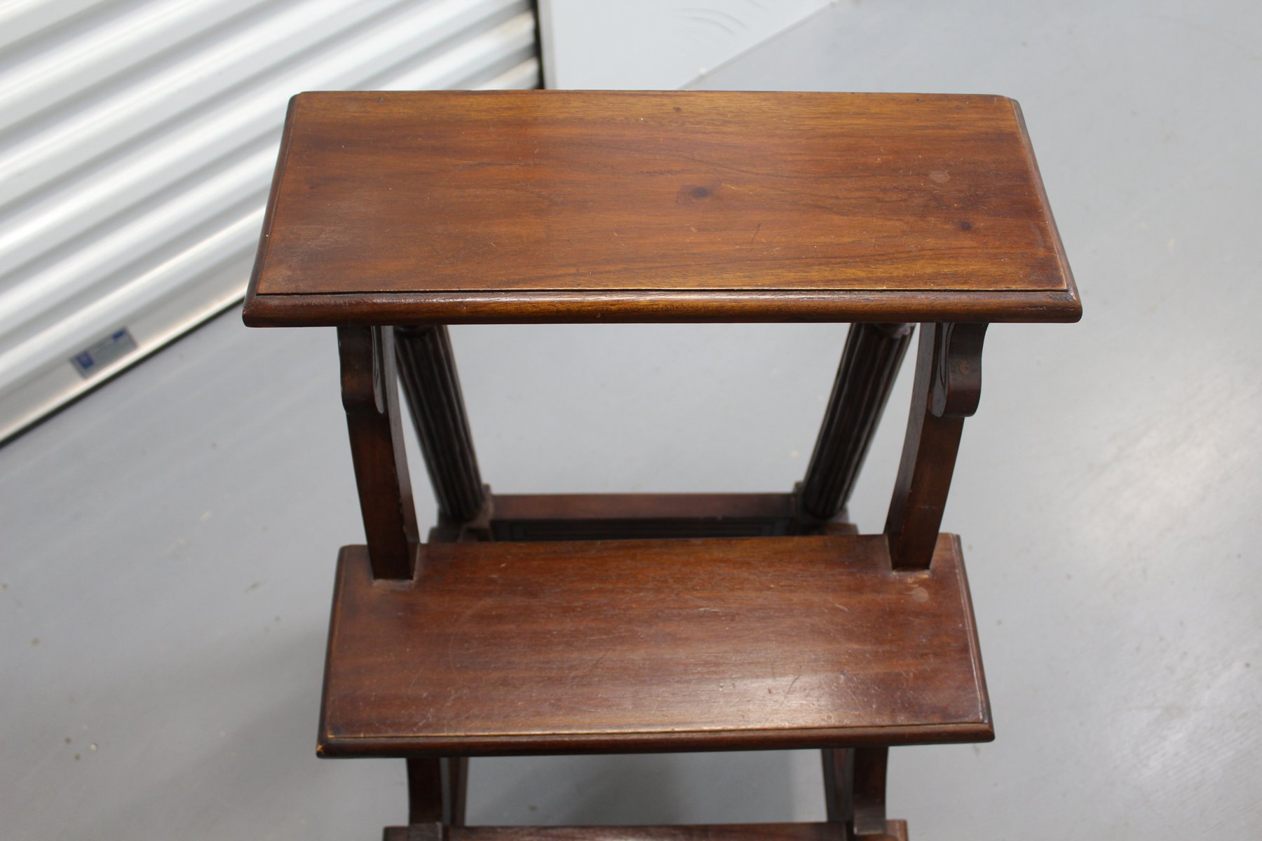 Vintage Wood Library Stairs for sale at Pamono