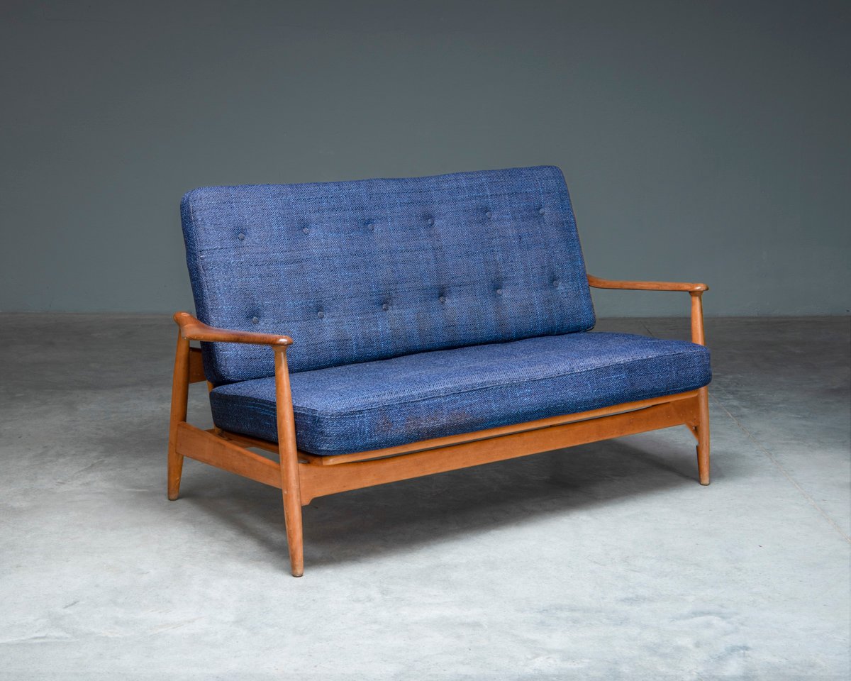 Model FD161 Two-Seater Sofa by Arne Vodder, 1950s for sale at Pamono