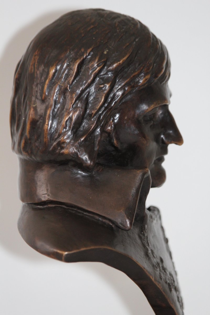 Napoleon Bonaparte Bust, 1950s, Bronze for sale at Pamono