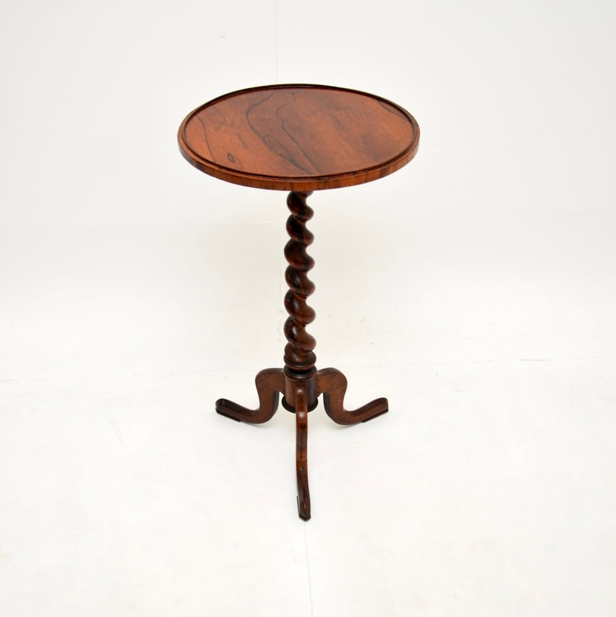 Victorian Barley Twist Occasional Side Table, 1840s for sale at Pamono