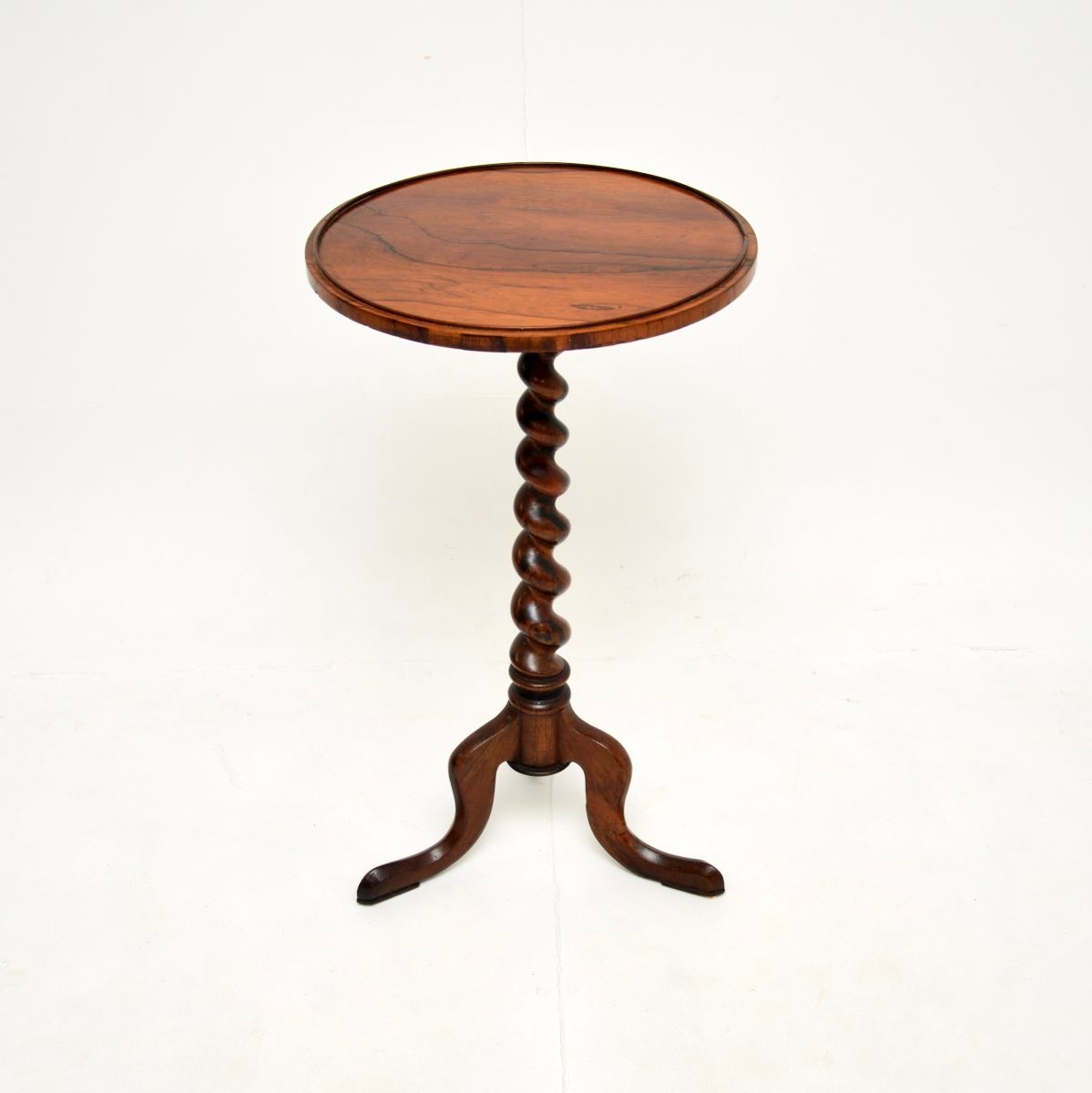 Victorian Barley Twist Occasional Side Table, 1840s for sale at Pamono