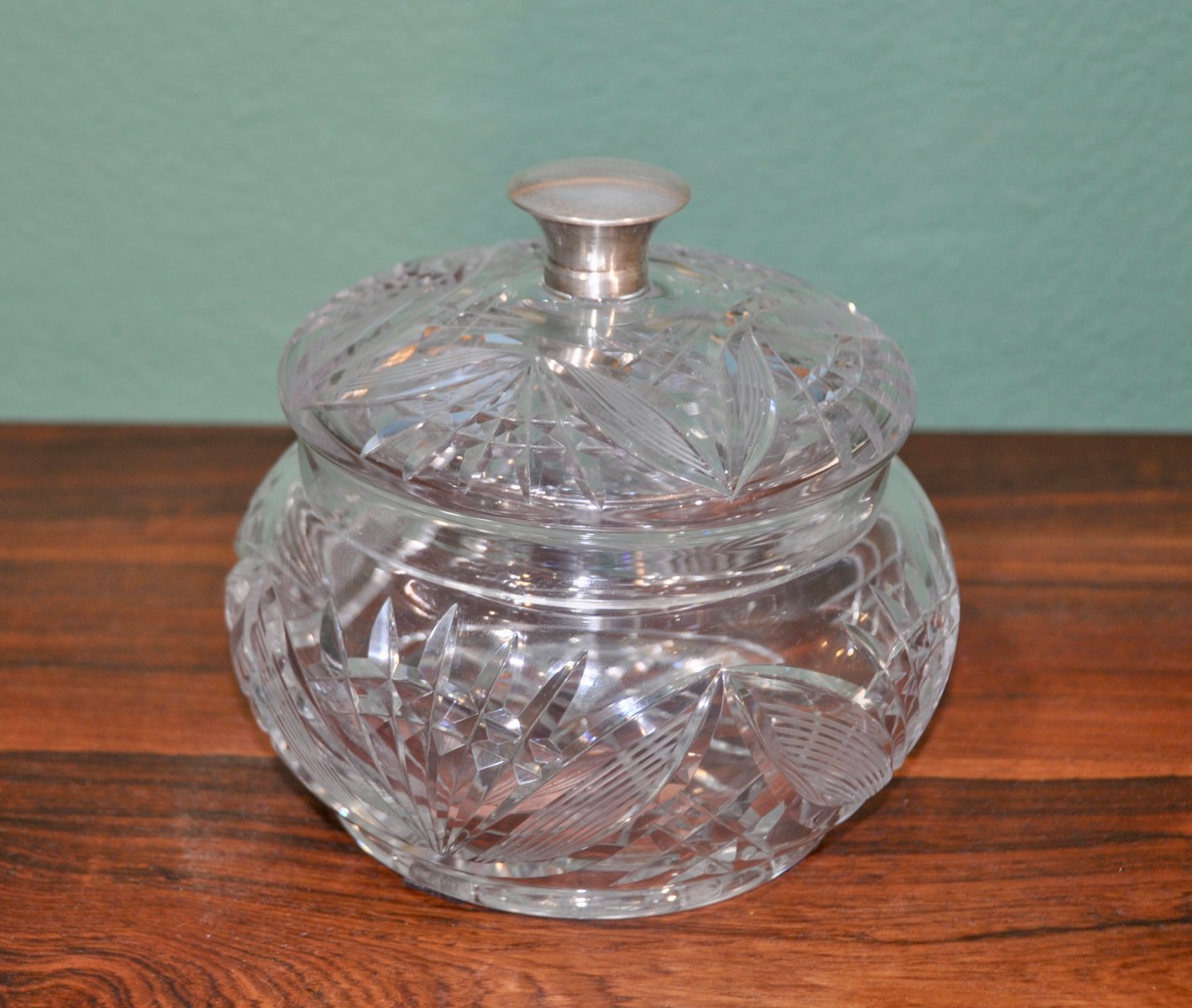 Candy Box with Silver Knob, 1960s for sale at Pamono