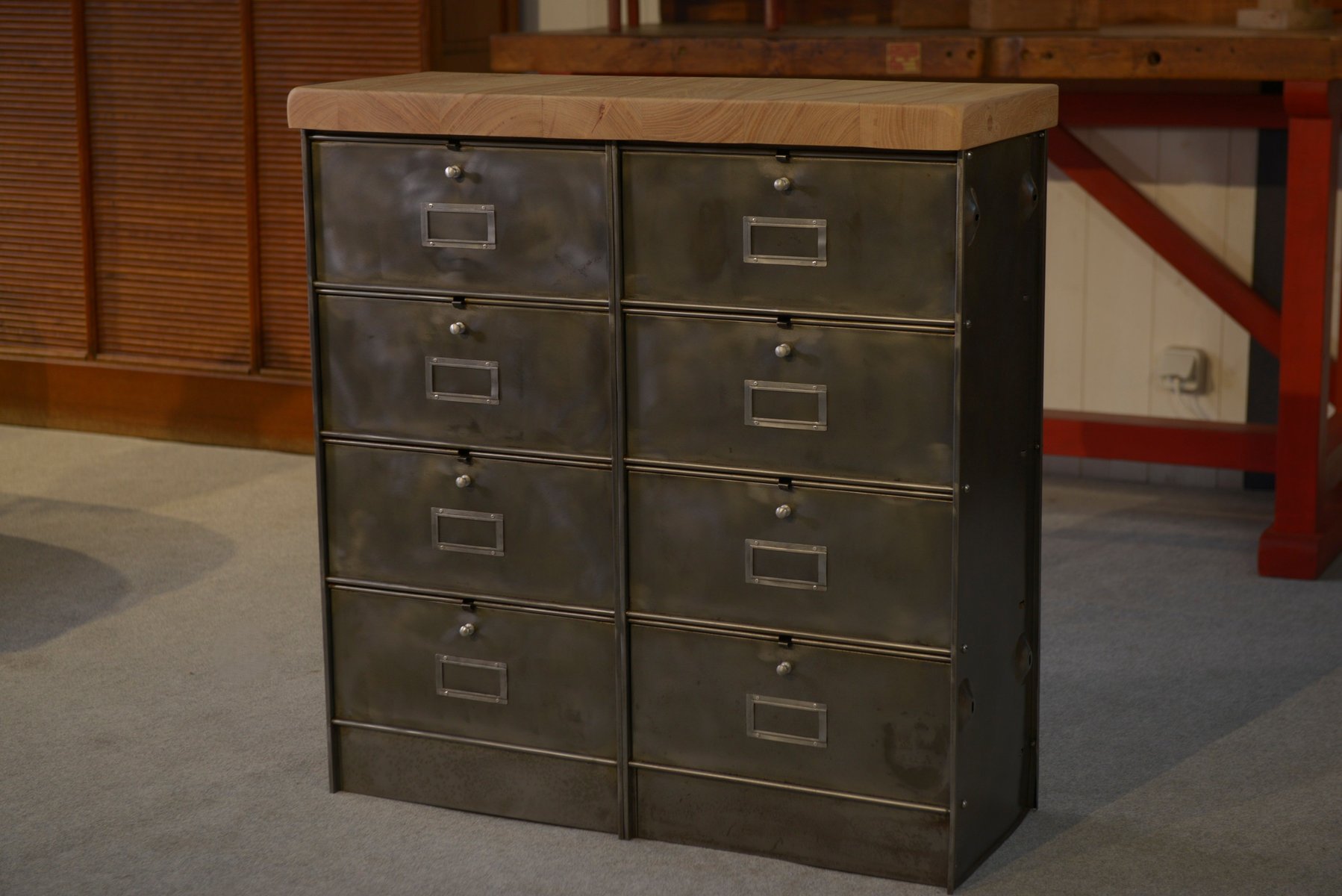 Flap Cabinet from Roneo, 1950s for sale at Pamono