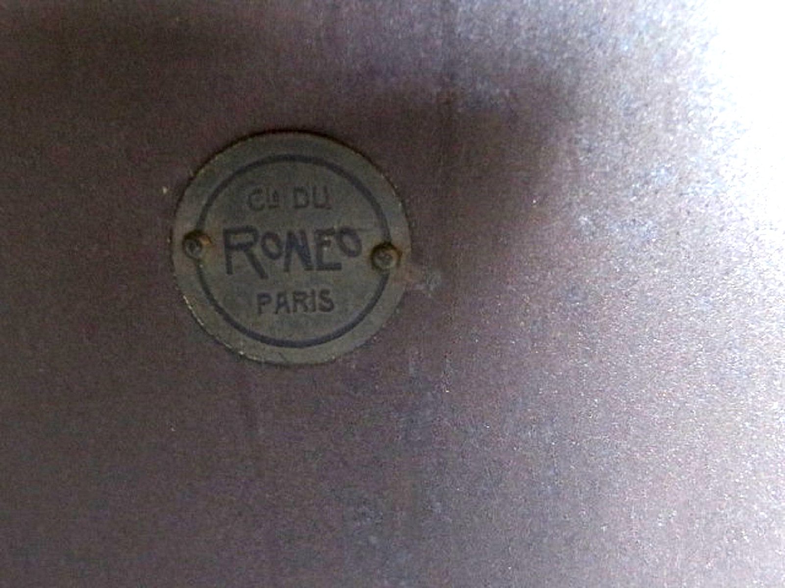 Small Metal Desk with Extension Flap from Roneo, 1920s for sale at Pamono