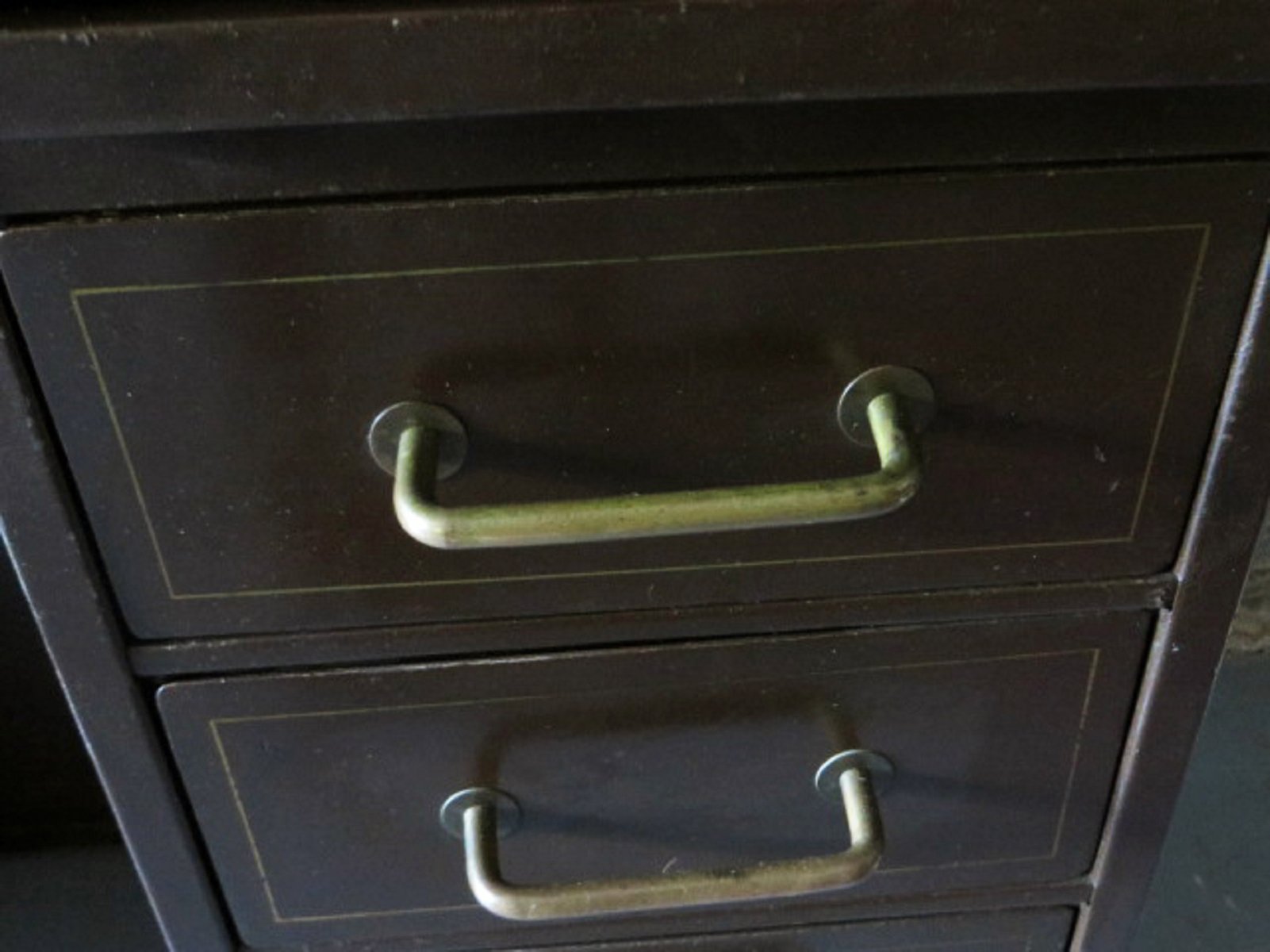 Small Metal Desk with Extension Flap from Roneo, 1920s for sale at Pamono