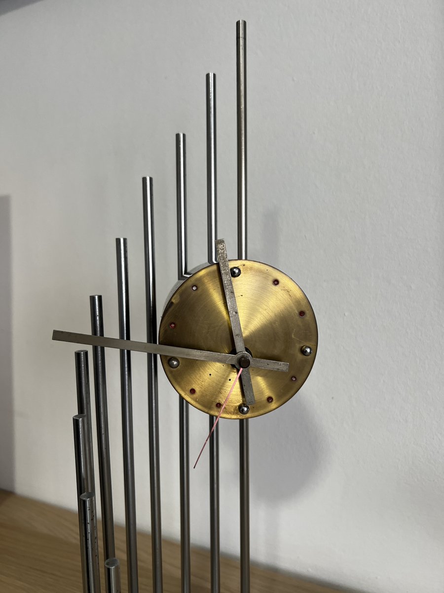 Sculptural and Avant-Garde Quartz Table Clock from Kienzle, 1980s for ...